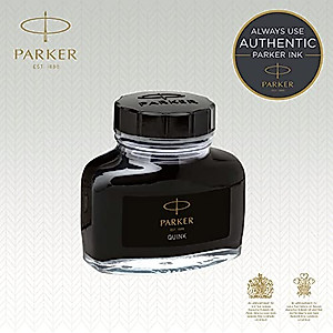 Parker 1950375 Quink Ink Bottle, Black, 57 ml