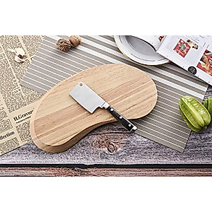 Seven Lotus Cheese Knife - Sharp Premium Stainless Steel Hatchet Blade - Original Home Essentials - Bar Tool Knives - Unique Gift - Perfect for Cutting Parmesan to Brie Cheeses - Great for Picnic
