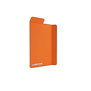 Gamegenic Deck Holder 100+ Casual Deck Box | Double-Sleeved Card Storage with Flex Card Divider | Premium Card Game Protector | Cobra Neck Technology | Holds up to 100 Cards | Orange Color | Made