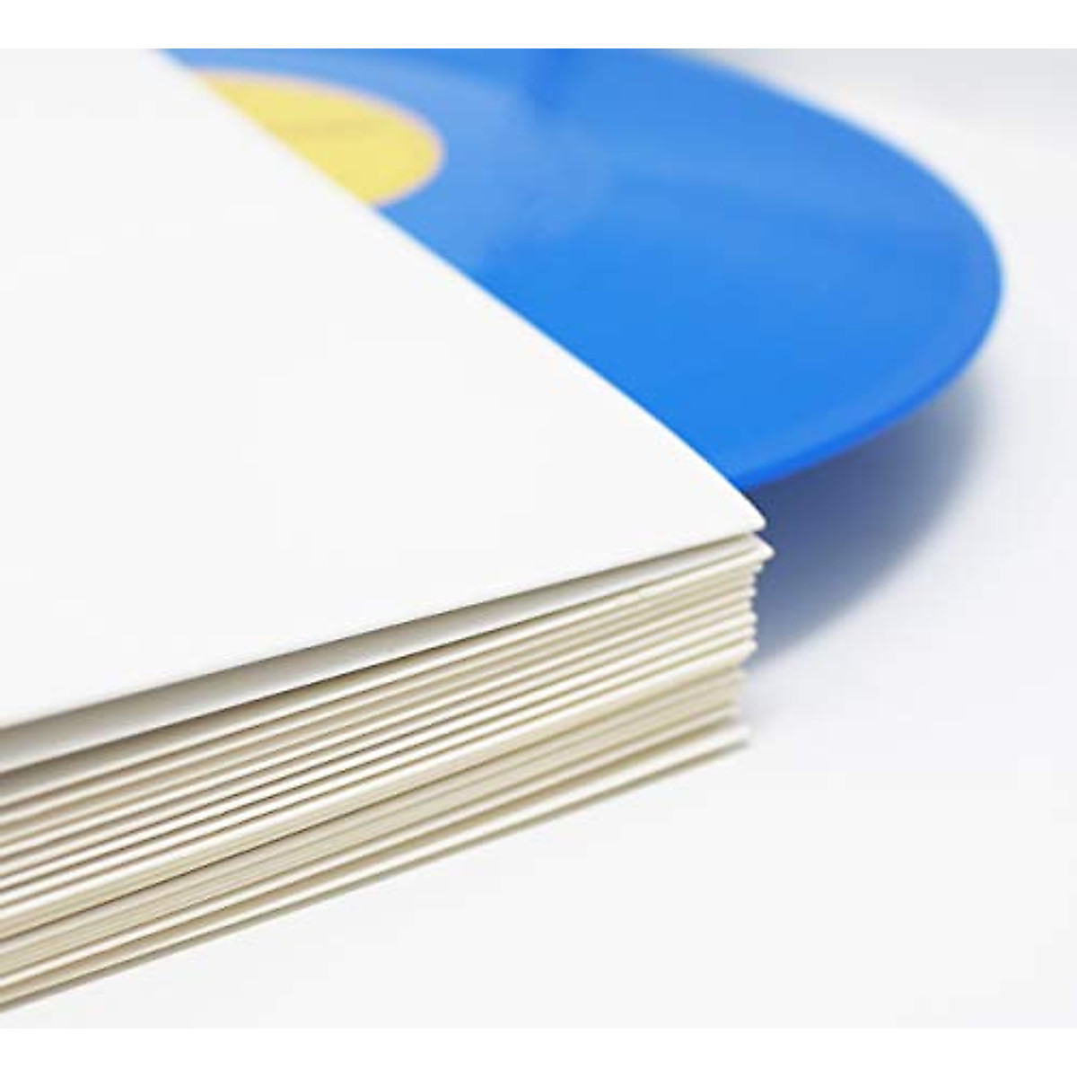 BIG FUDGE Pro Blank Album Jackets. 20 Album Covers (350gsm) Record Jackets. 12 Inch LP Vinyl Cover for Vinyl Record Inner Sleeves and Outer Sleeves. LP Jacket Covers, Cardboard Record Covers (White)