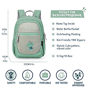 MOUNTAINTOP Kids Toddler Backpack for Boys Girls Preschool Kindergarten Bag