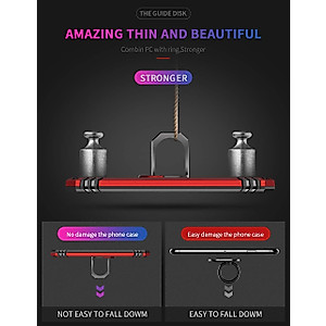 Military Grade Drop Impact for Google Pixel 3A XL Case 360 Metal Rotating Ring Kickstand Holder Magnetic Car Mount Armor Shockproof Case for Google Pixel 3A XL Phone Protection Case (Red)