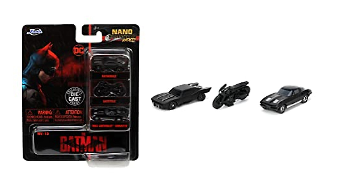 Jada Toys Batmobile & Batcycle Die-Cast Vehicles
