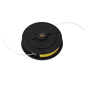 Brush Cutter Trimmer Head, WearResistant Curved Shaft Bump Strimmer Trimmer Head, Gardening Tool Durable Mower Trimmer Head, Grass For Lawn Mower Home Garden