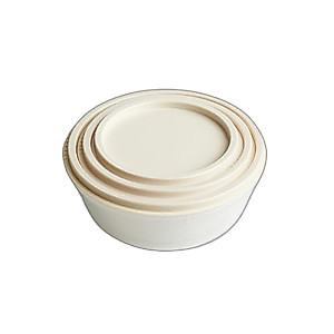 Unica Round Food Container, BPA-free Microwave Bowls with Lids, Airtight Container, Stackable Bowl Set, Freezer-safe, Dishwasher Safe, Set of 3, 7, 15, 18 oz, 6.12x6.12x2.54 in