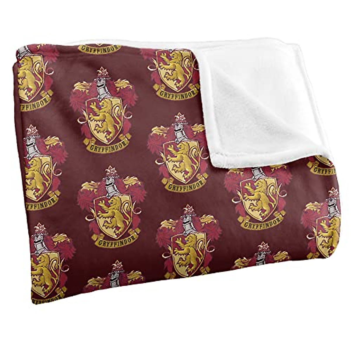 Harry Potter Gryffindor Crest Tile Pattern Silky Touch Super Soft Throw Blanket 36" x 58",Gryffindor Crest