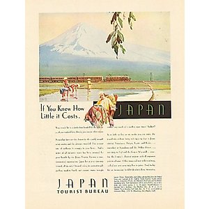 Japan Tourist Bureau Ad from October 1932