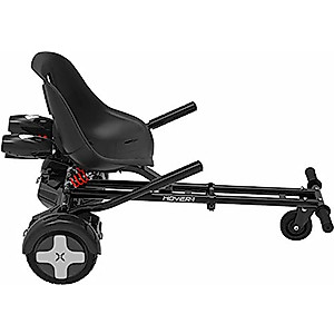 Hover-1 Raptor-1 Buggy Attachment | Turbo LED Lights, Compatible with All 6.5" & 8" Hoverboards, Hand-Operated Rear Wheel Control, Adjustable Frame, Easy Install
