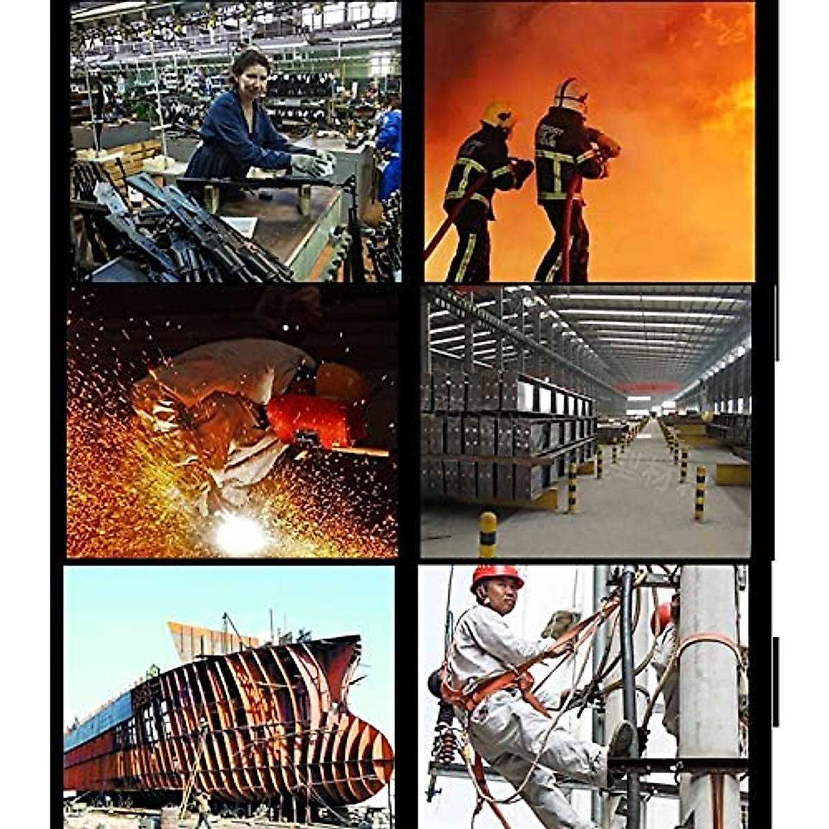 Heavy-Duty Fiberglass Fire Retardant Blanket, Large Welding Fireproof Thermal Resistant Insulation (Color : Gray, Size : 4X5M)