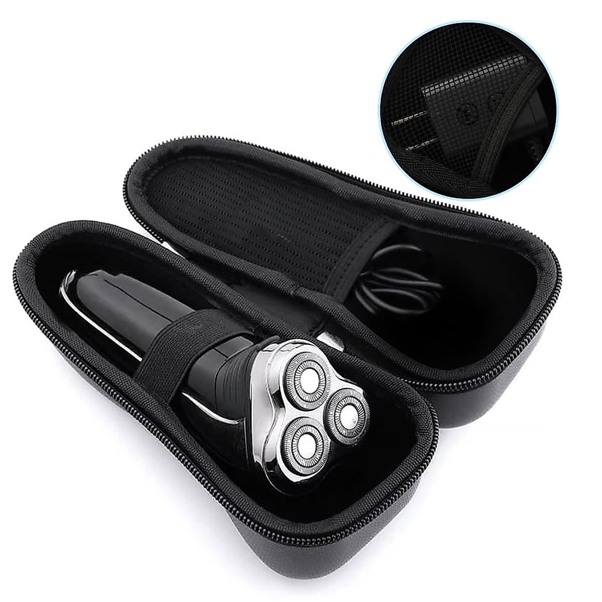 WuYan Hard EVA Travel Case for Philips,compatible with Braun Men's Electric Shaver Hard Case Carrying Travel Bag Electric Shaver Trimmer Case