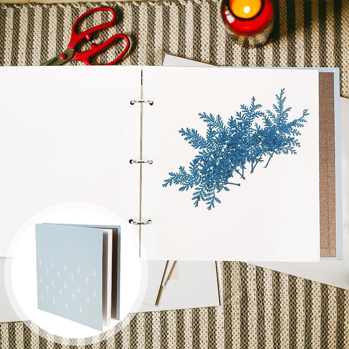 SEWACC Collection Book Decorative Pressing Flower Notebook Leaves Plant Specimen Pouch Dried Flower Storage Scrapbook Dried Flowers Specimen Holder DIY Press Flowers Book Storage Booklet