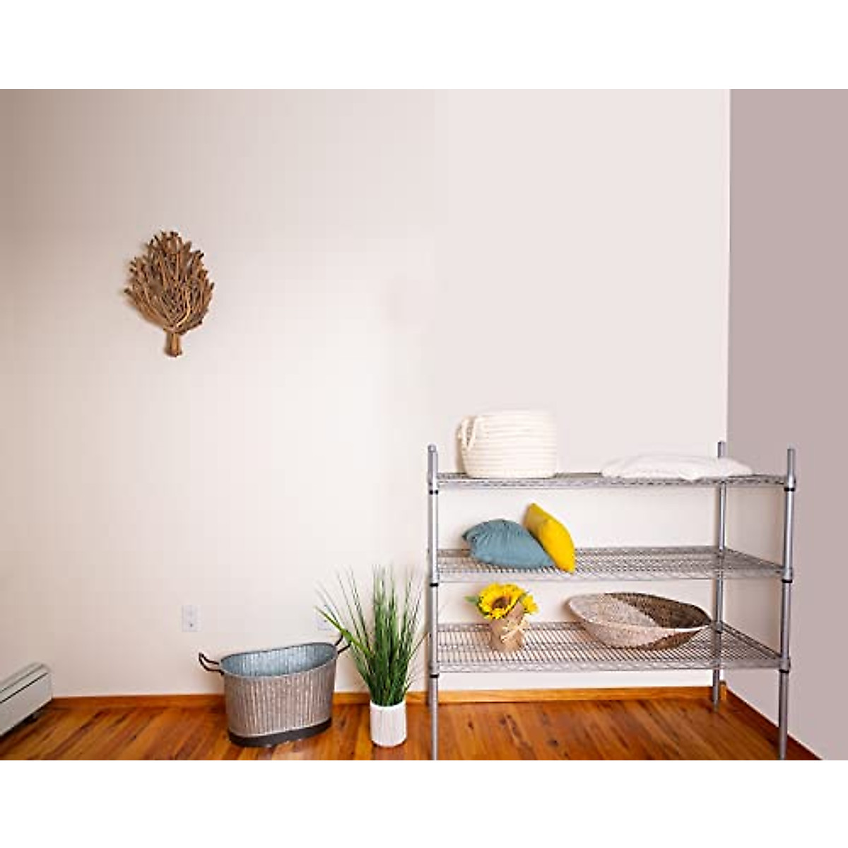 Omega 30" Deep x 48" Wide x 80" High 3 Tier Gray Starter Shelving Unit