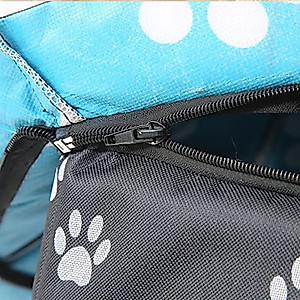 Cat Houses for Outdoor Cats, Feral Cats Dogs House, Weatherproof Warm and Insulated Cat House with Transparent Curtain Pet House, Stray Cats Shelter (Black, Medium-Houses)