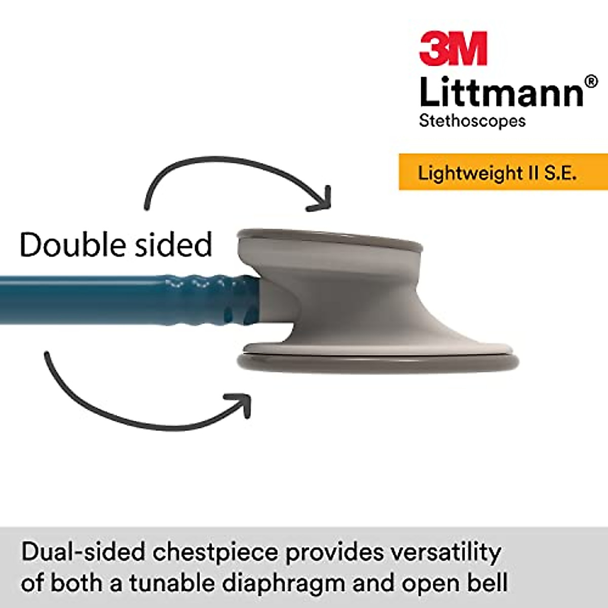 3M Littmann Lightweight II S.E. Stethoscope, 2452, 28" Caribbean Blue Tube