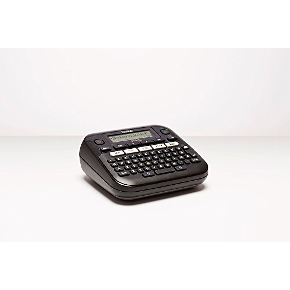 Brother PT-D210VP Label Maker, P-Touch Label Printer, Desktop, QWERTY Keyboard, Up to 12mm Labels, Includes Carry Case/AC Adapter/12mm Black on White Tape Cassette, UK Plug