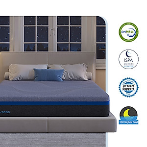 Avenco Full Size Mattress, 10 Inch Full Mattresses in a Box with Gel Memory Foam & Breathable Cover, Pressure Relieving, Full Bed Mattress Medium Firm Supportive, CertiPUR-US Certified