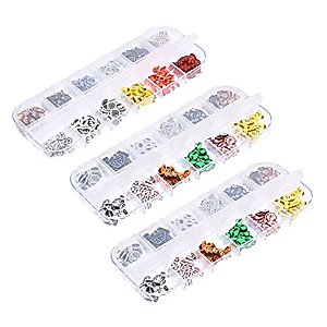 FRCOLOR 9 Boxes Nail Art Accessories Nail Decals for Nail Art Glitter Nail Polish Set Glitter Set Nail Glitter Nail Art Sequins Sparkle Nail Art Soft Pottery Polymer Clay Nail Sequins
