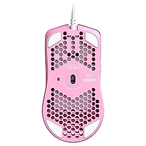 Glorious Gaming Mouse - Model O 67 g Superlight Honeycomb Mouse, Limited Edition Matte Pink - USB Gaming Mouse