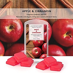 STRN Wax Melts Wax Cubes, Wax Melts Scented, Wax Cubes, Wax Cubes for Wax Warmer, Candle Wax Melts, Scented Wax Melts Apple Cinnamon