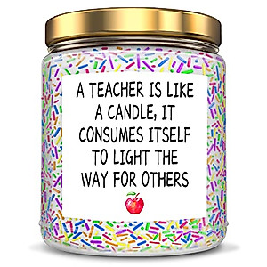 Teacher Gifts Teacher Appreciation Gifts Thank You Gifts for Teacher Candles Present for Graduation Christmas Retired Teachers Appreciation Week
