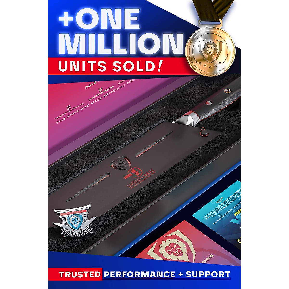 DALSTRONG Bull Nose Butcher Knife - 8 inch - Shogun Series ELITE - Japanese AUS-10V Super Steel - Vacuum Heat Treatment - Sheath Included - Meat, BBQ, Breaking Knife - Carving Knife - Heavy Duty