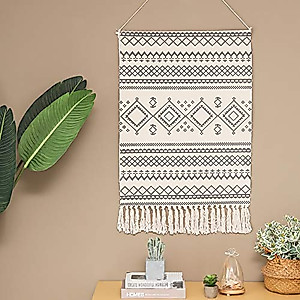 Kingrol 2 Pack Geometric Moroccan Area Rugs, Cotton Rugs for Kitchen Living Room Bedroom Bathroom Laundry Room, 2 x 3 Feet, 2 x 4.2 Feet