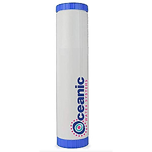 Whole House Refillable Water Filter Cartridge 4.5" x 20" - Granular Activated Carbon (GAC) + KDF 55 - Chlorine Removal - Compatible with 20-inch Big Blue Housing