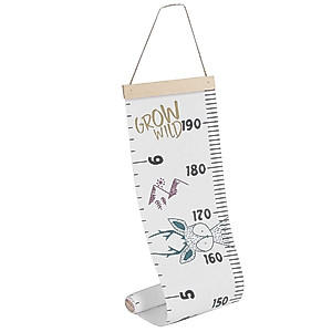 Tnfeeon Growth Chart for Kids, Portable Height Measurement Growth Chart Ruler Ideal Wall Decor in Kids Room Playroom or Nursery Decoration(#1)