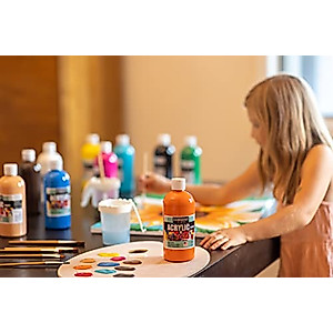Sargent Art Acrylic Paint, Set of 12 Colors pieces of 16 fl oz bottles, Non-Fading, Rich Vivid Pigments, Brilliant Matte Finish, Fast Dry Formula, Non-Toxic