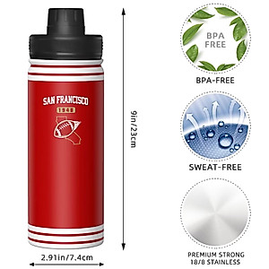 ANTKING San Francisco Tumbler Travel Mug Coffee Cup Custom Name Number Gifts for Men Women Youth