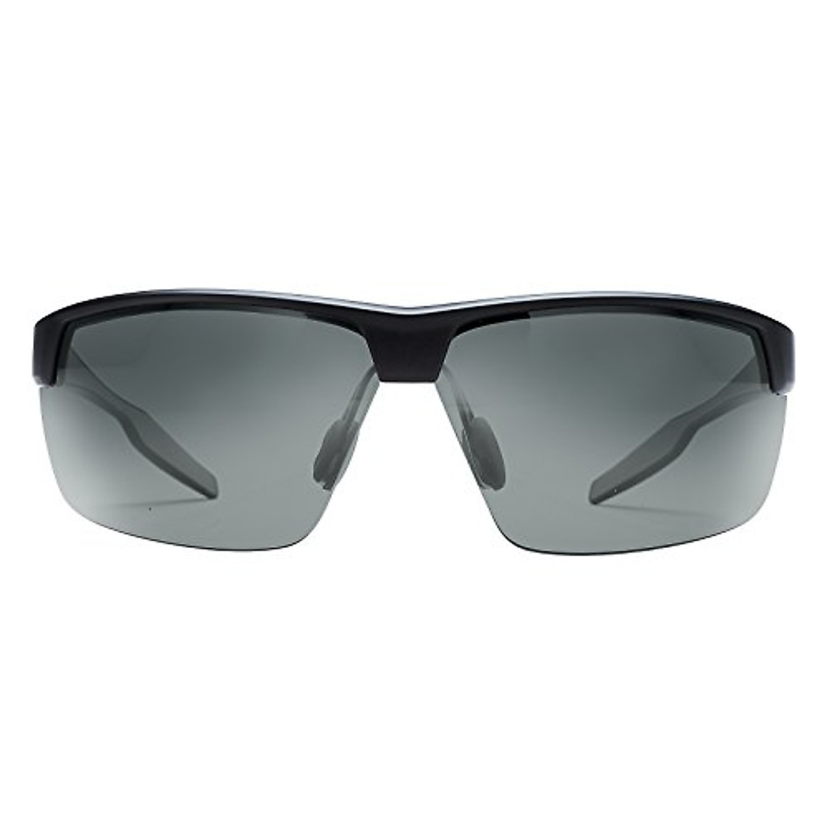 Native Eyewear Hardtop Ultra XP Polarized Rectangular Sunglasses, Matte Black/Grey, 71 mm