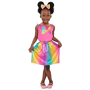 Disney Junior Minnie Mouse Bowdazzling Dress-Up and Pretend Play Trunk, Fits Sizes 4-6X, Kids Toys for Ages 3 Up, Amazon Exclusive by Just Play