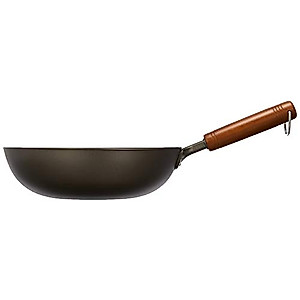 Hasemoto AIT1226 Pure Titanium Wooden Handle Pot, 10.2 inches (26 cm), Body: Titanium, Handle: Wood, Japan