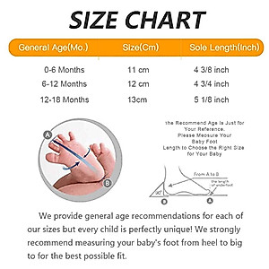BEIDI Baby Girls Boys Shoes Soft Anti-Slip Sole Newborn First Walkers Star High Top Canvas Denim Unisex Infant Sneaker (F-White，0-6 Months