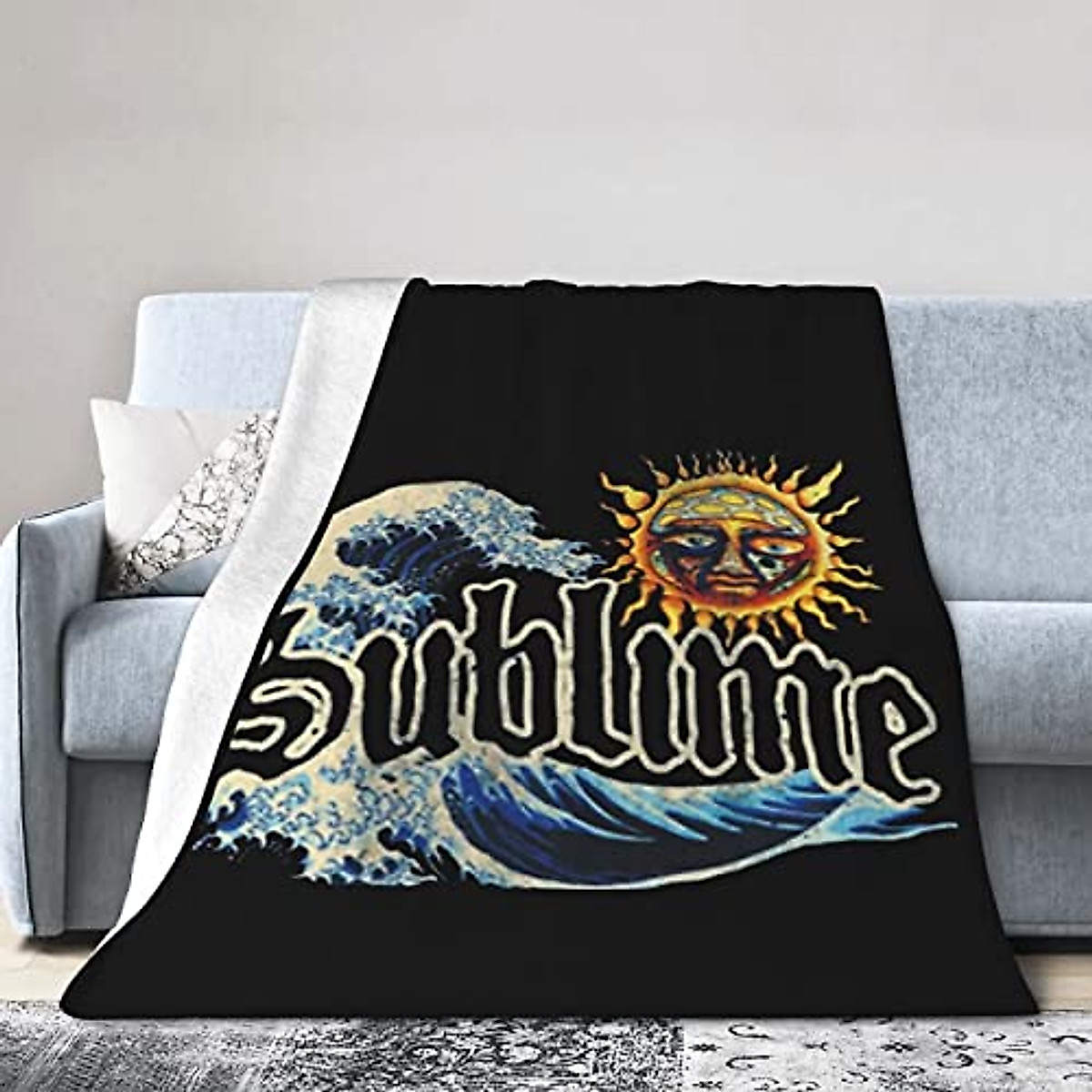 GGUWUG The Story of Sublimes Iconic Sun Blankets Throw Blanket Bed Blanket Microfiber Decorative Blanket for Sofa Living Room