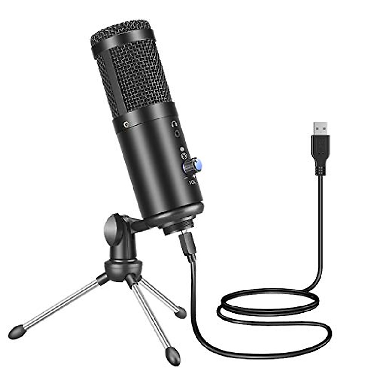 n/a Microphone USB Condenser Microphones for Laptop Computer Recording Studio Streaming Gaming Videos