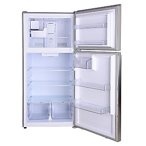 Kenmore 33 in. 20.4 cu. ft Capacity Refrigerator/Freezer with Full-Width Adjustable Glass Shelving, Humidity Control Crispers, Ice Maker, ENERGY STAR Certified, Fingerprint Resistant Stainless Steel