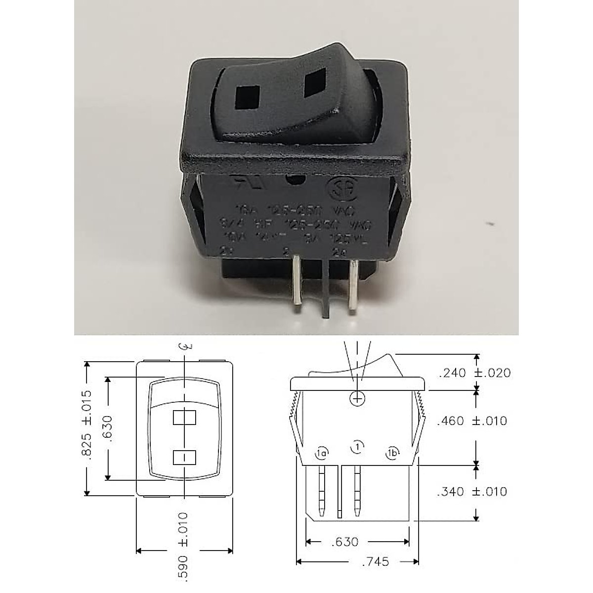 Replacement On Off Switch for Shop Vac with Oversized ON/Off Push Button
