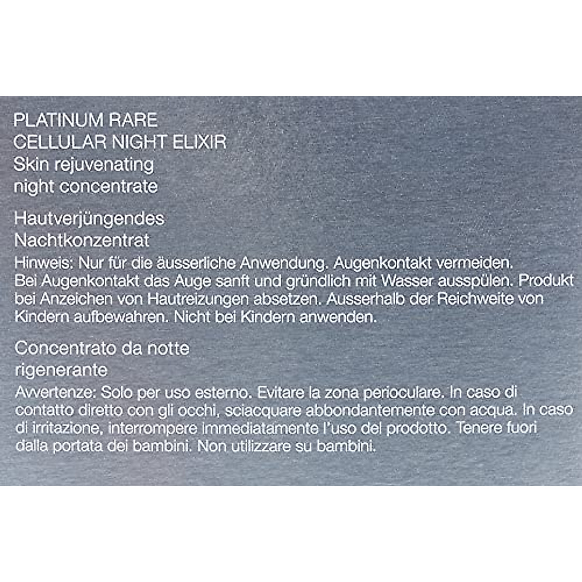 The Platinum Collection by La Prairie Cellular Platinum Rare Night Elixir 20ml