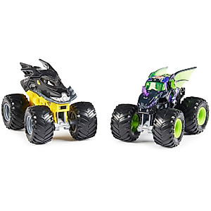 Monster Jam, Official Bakugan Dragonoid Vs. Batman Die-Cast Monster Trucks, 1:64 Scale, Kids Toys for Boys Ages 3 and up