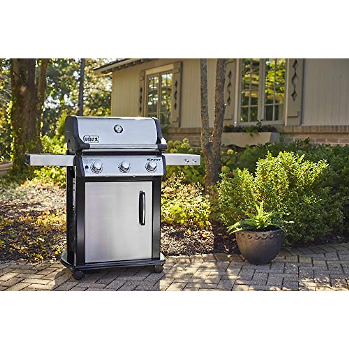 Weber Spirit S-315 Liquid Propane Gas Grill, Stainless Steel