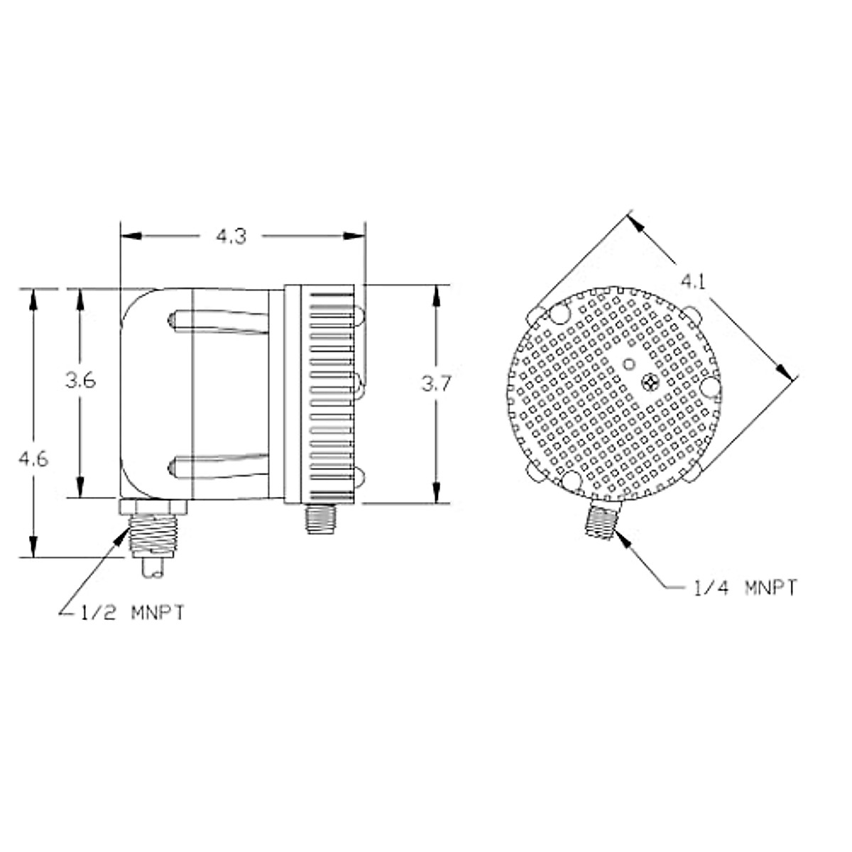 Little Giant 1-YS 1/150 HP, 205 GPH , 230 Volt Parts Washer Pump, with 6-Ft. Cord No Plug, Grey, 501036