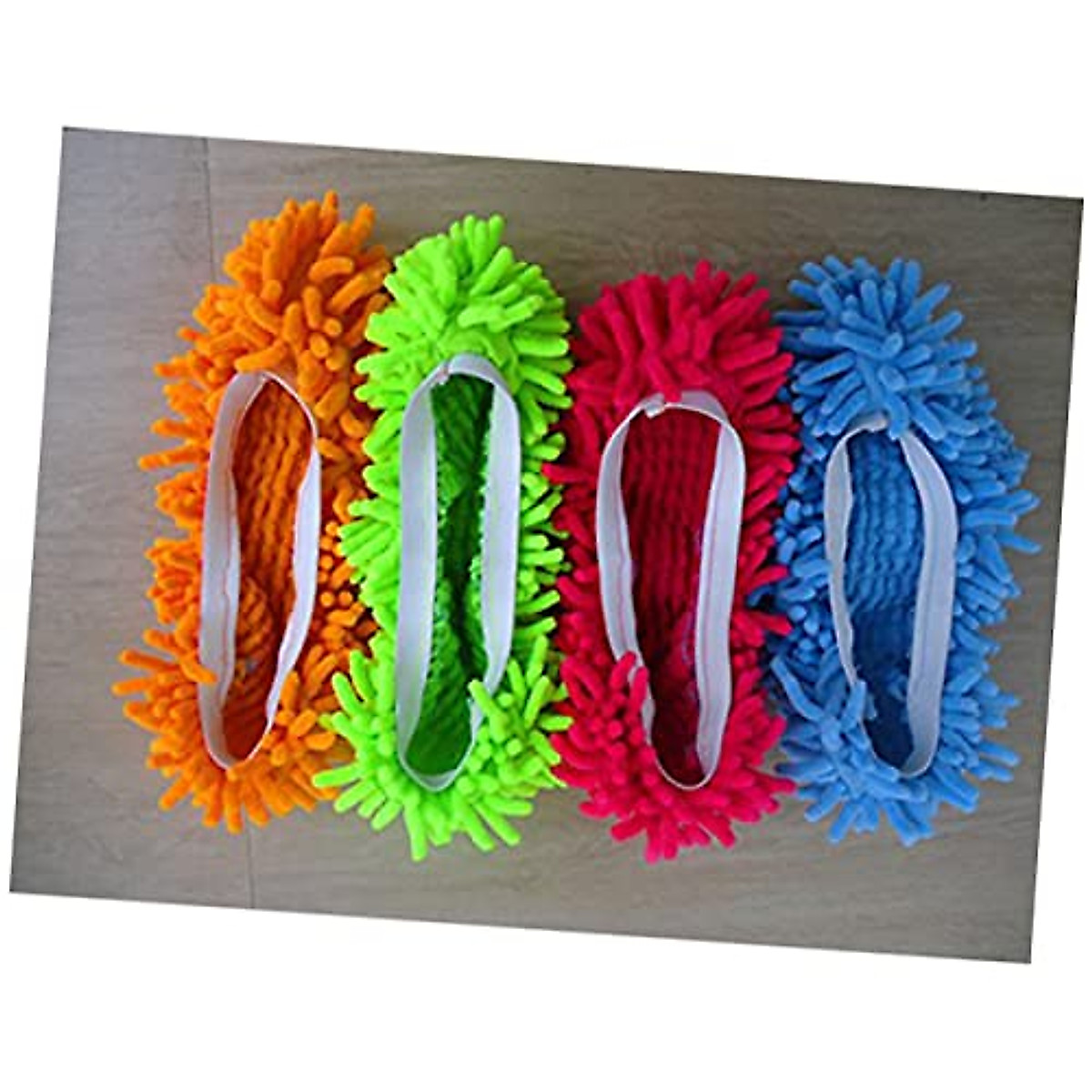 3 Pairs Floor Cleaning Slippers Floor Mops Floor Cleaner Mop House Dusting Slippers Dust Mop Slipper Cap Cleaning House Slipper Lay Shoe Cover Dust Mop Slipper Mop Cap Mop Cover