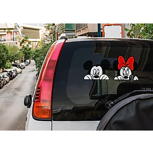 Mouse Compatible Stickers Decals Peeking Light Switch Stickers Kids Room Vinyl Wall Decals Laptop Windows Phone Kids Room