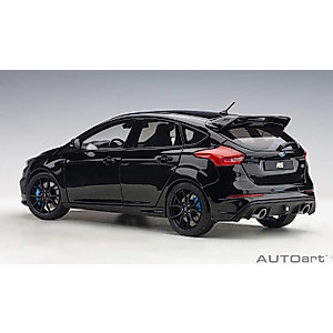 Autoart 2016 Ford Focus RS Shadow Black 1/18 Model Car