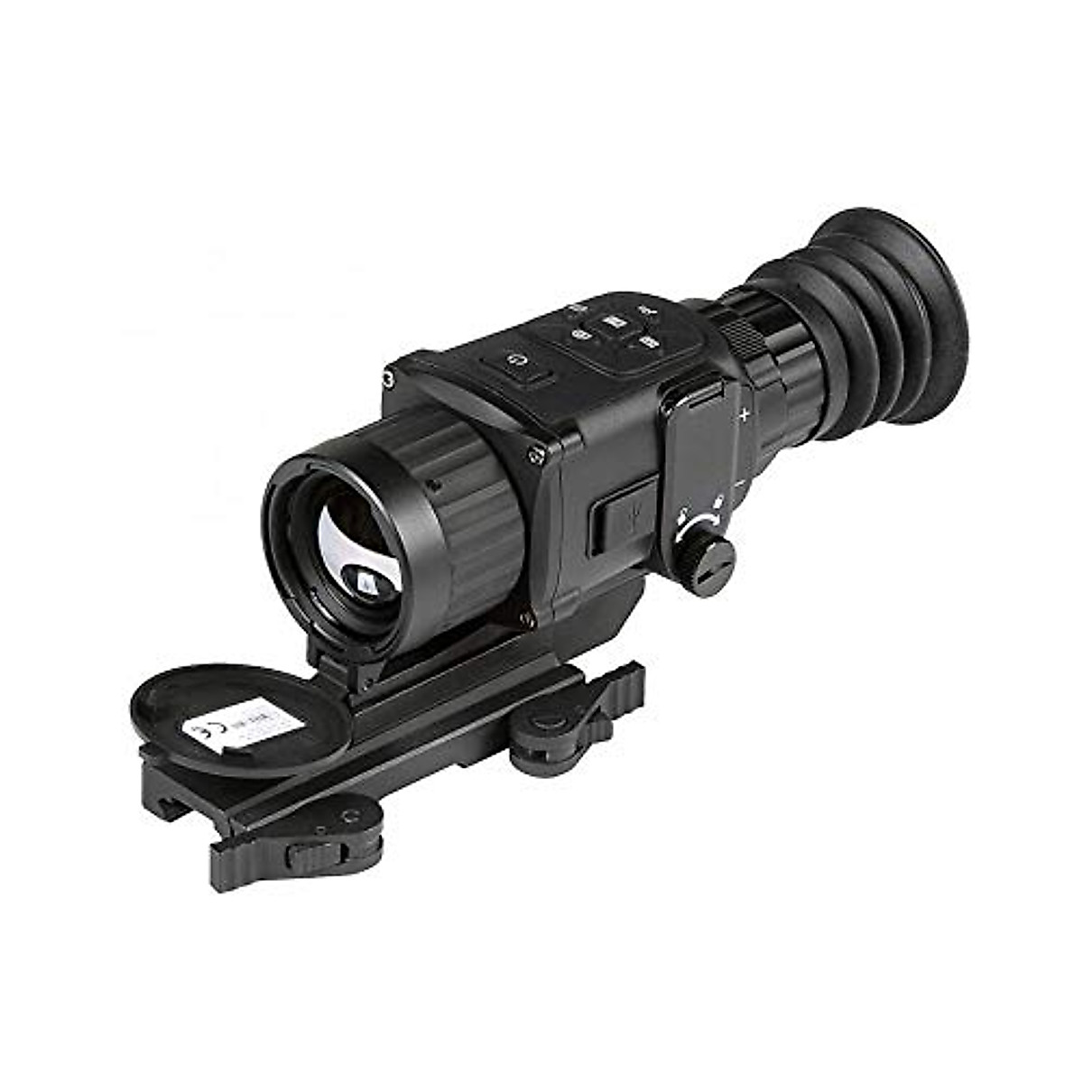AGM Rattler TS35-384 Thermal Imaging RifleScope 384x288 & BOG DeathGrip Aluminum Tripod with Durable Aluminum Frame, Lightweight, Stable Design, Bubble Level, Adjustable Legs