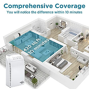 MSA3S Smart Air Purifier with One Extra Original MSA3S Replacement Filter
