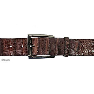 Genuine Hornback Crocodile Handmade 1 ½” Bronco Belts