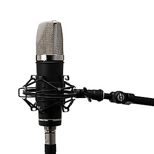Lauten Audio Black LA-220 Large Diaphragm FET Condenser Microphone, Black