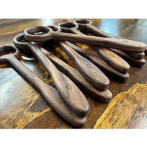 Wooden Danish Whisk, Dough Whisk, Great for Sourdough Lovers, Handmade in Kentucky USA, Made from Black Walnut